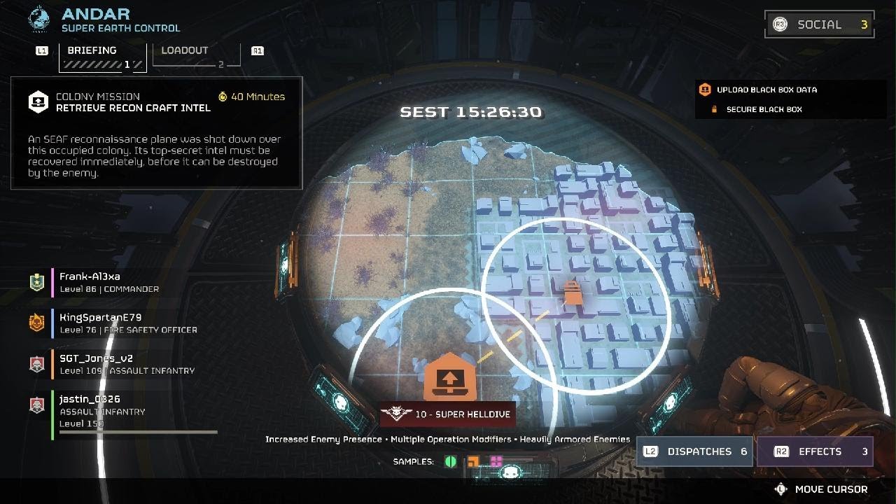 HELLDIVERS 2 Retrieve Recon Craft Intel at ANDAR - YouTube