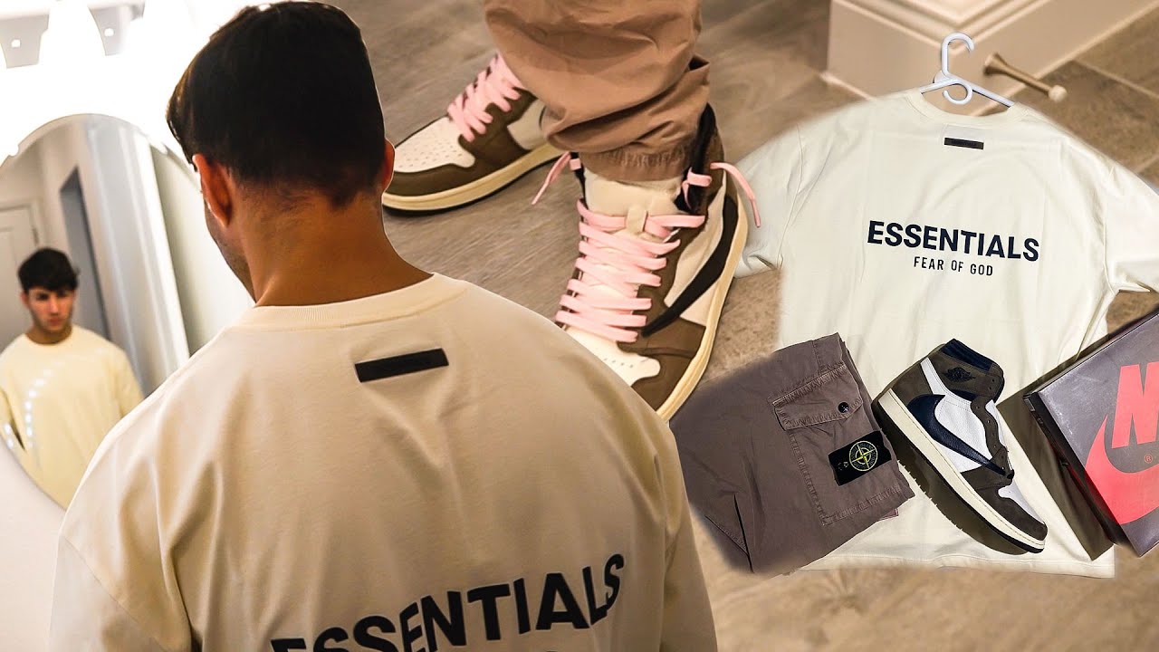 COMPREI UM BLUSA DA ESSENTIALS E MONTEI UM OUTFIT! - YouTube