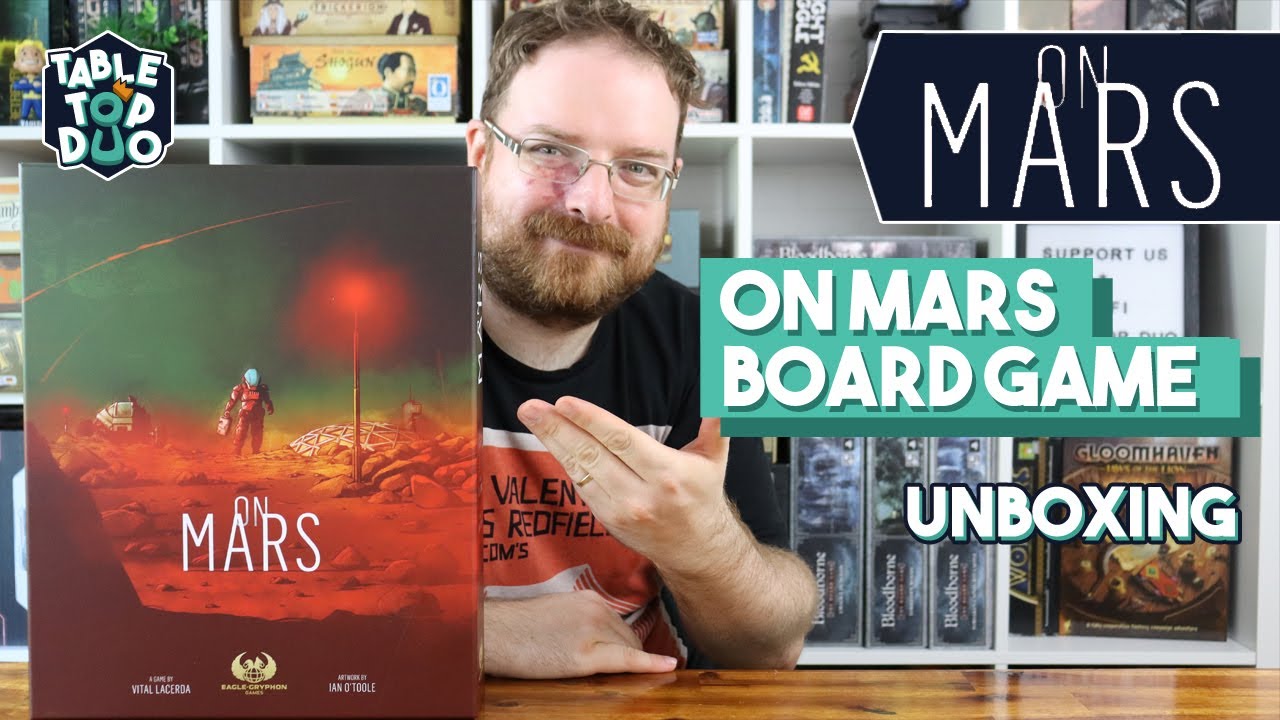 Unboxing the On Mars Board Game - YouTube