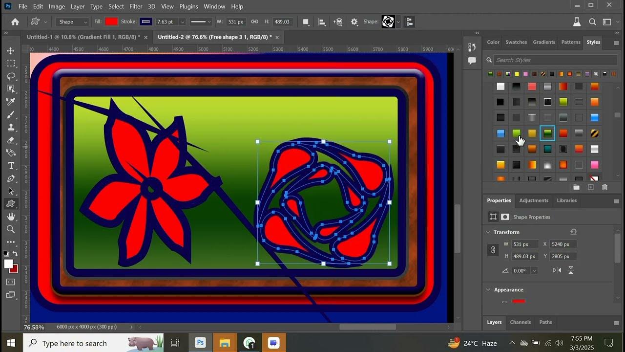 How to merge shapes with complex paths #249 - YouTube