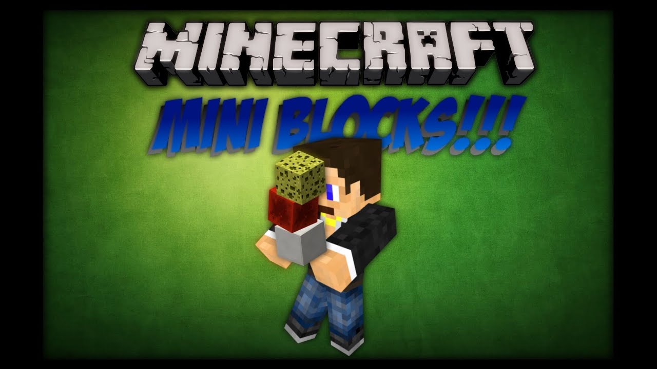 Minecraft: mini blocks map making tools - YouTube