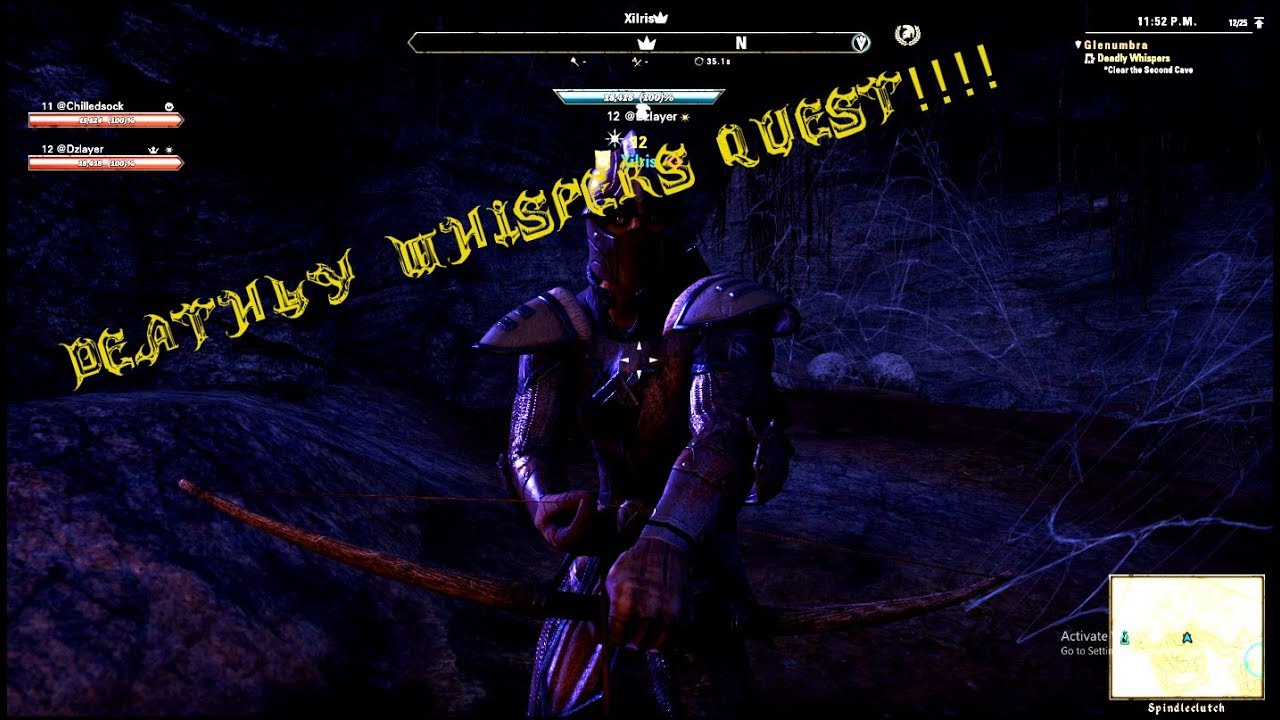 ESO Gameplay : Deadly Whispers mission - YouTube