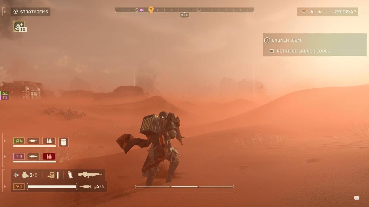 HELLDIVERS 2 400m bot turret snipe - YouTube