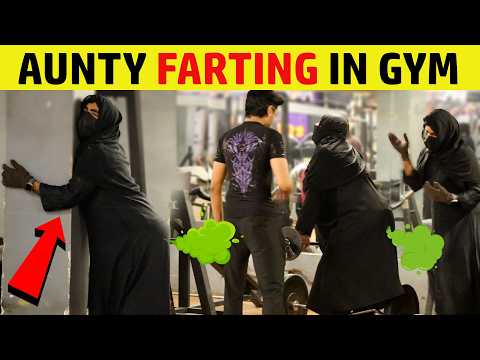 Aunty Farting In Gym Prank😂 || by @sharikshah  and @decentpranks