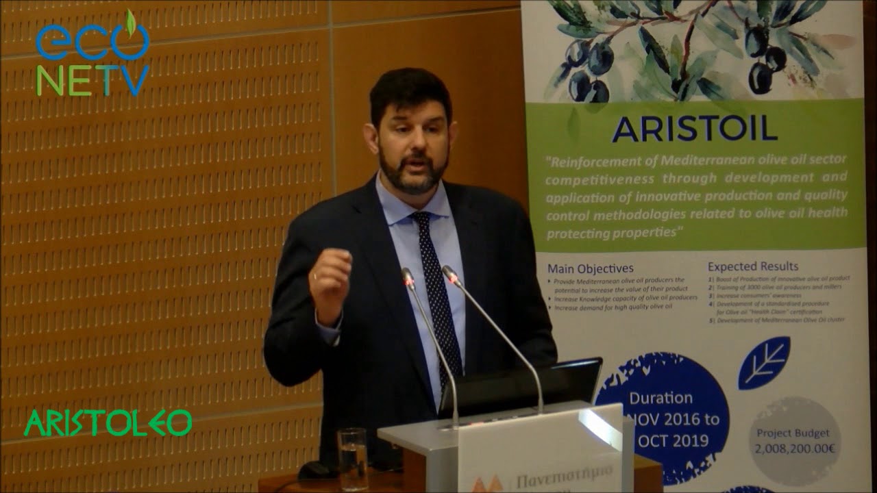 Dr. Prokopios Magiatis at the Aristoleo "Future of Olive Oil ...