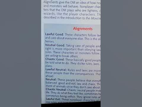 Are you CHAOTIC GOOD? DnD 2e alignments explained! - YouTube