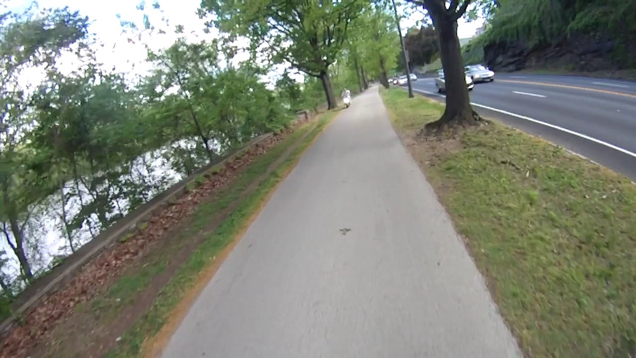 Moped on Kelly Drive Trail - YouTube