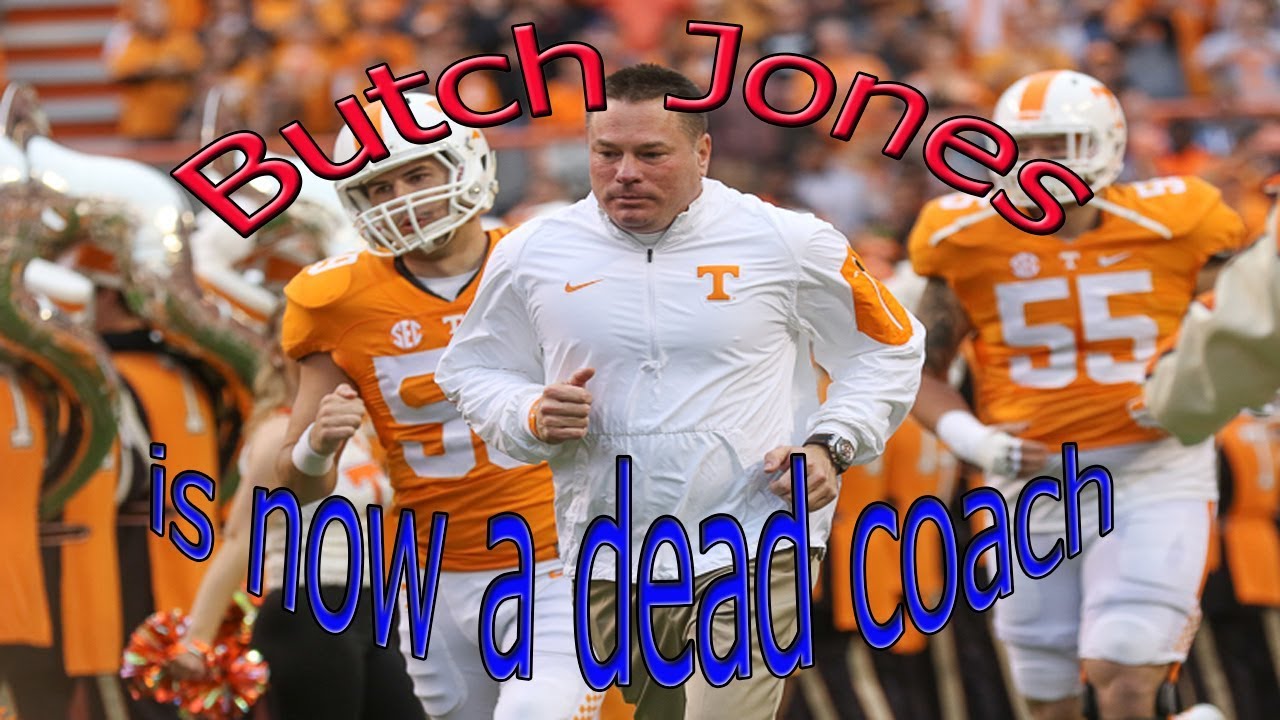 Butch Jones is now a dead coach walking at Tennessee - YouTube