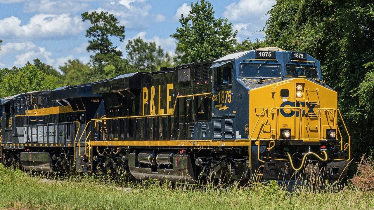 Chasing CSX Heritage Duo #1869 & #1875 CSX M693 Manifest Sc/Ga - YouTube