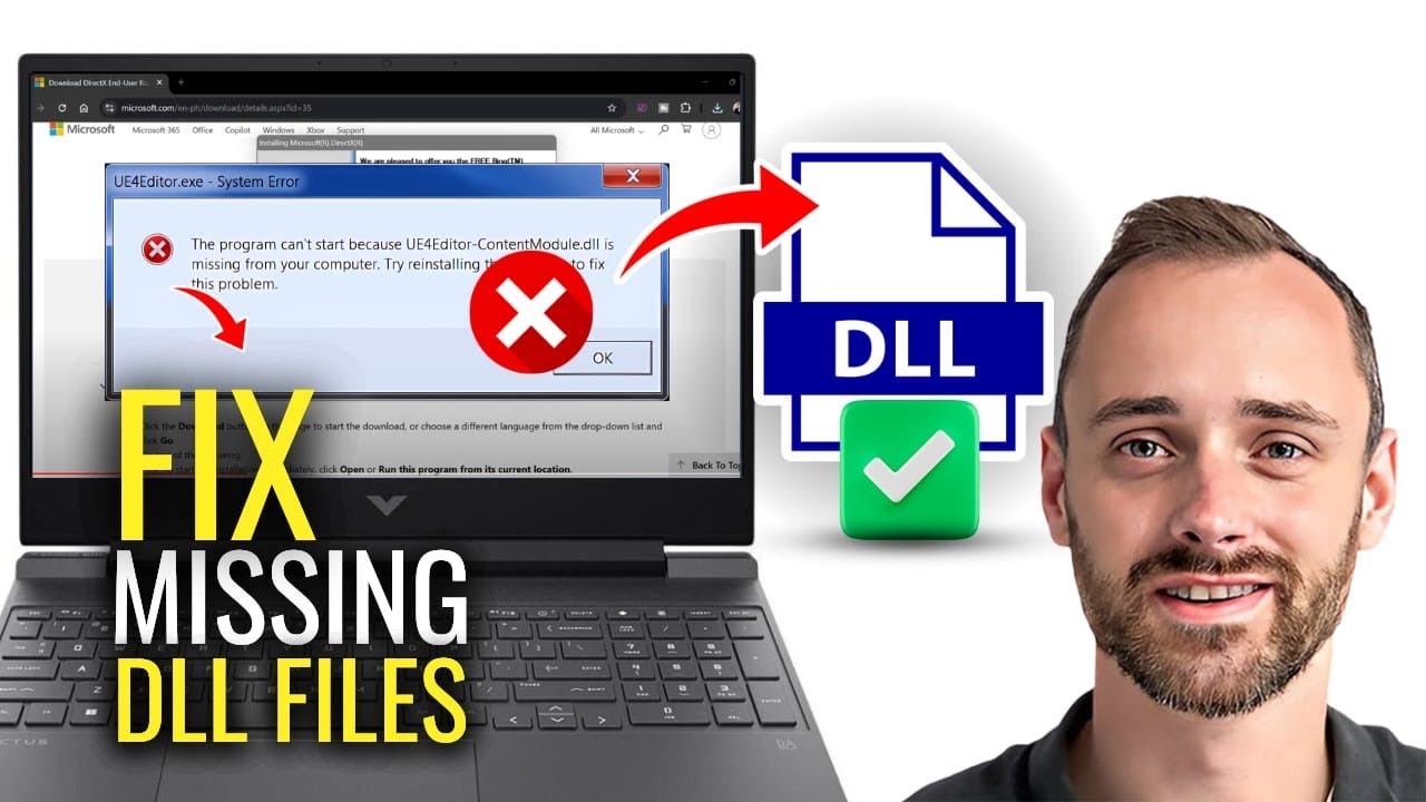 How To Fix Missing DLL Files In Windows 11 & 10| SOLVED - YouTube