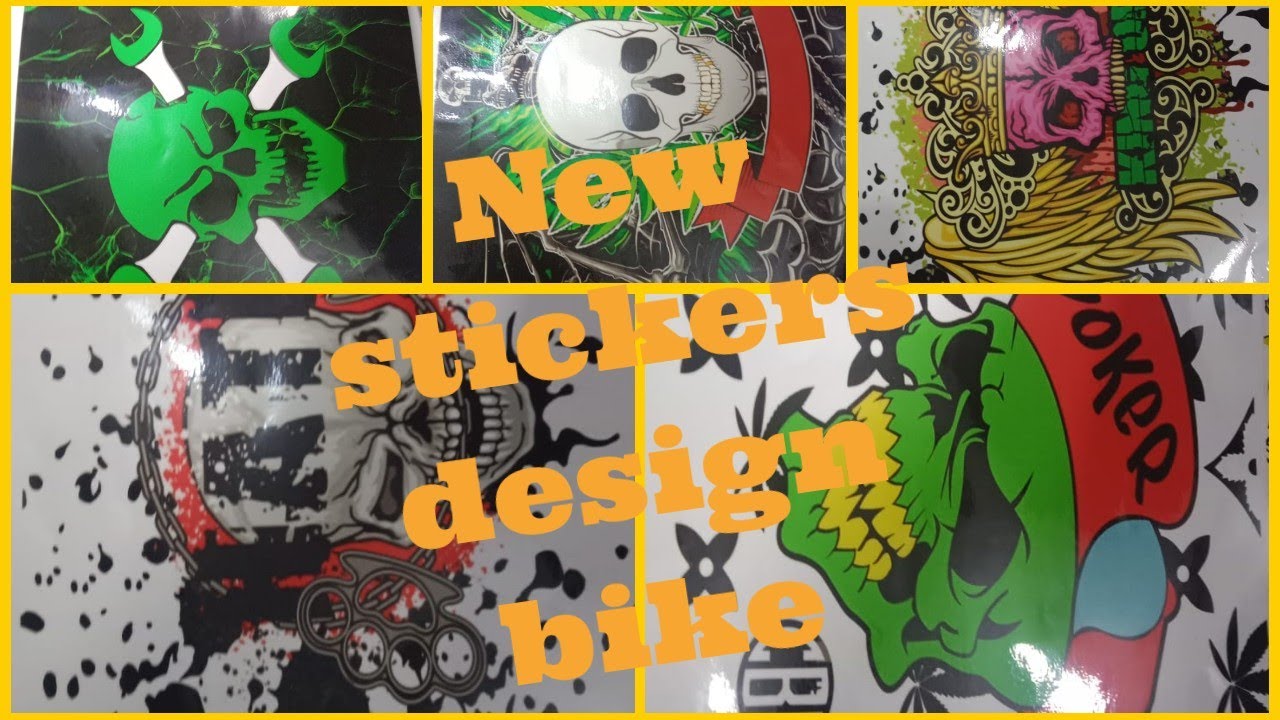 Bike New sticker design | stickers design | new design 2023 #125 # ...