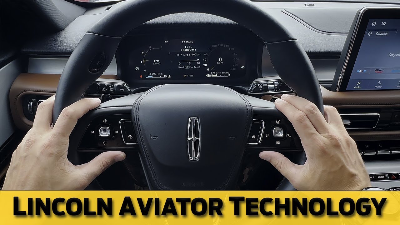 Steering Wheel and Cluster in the Lincoln Aviator (2020 - 2024 models ...
