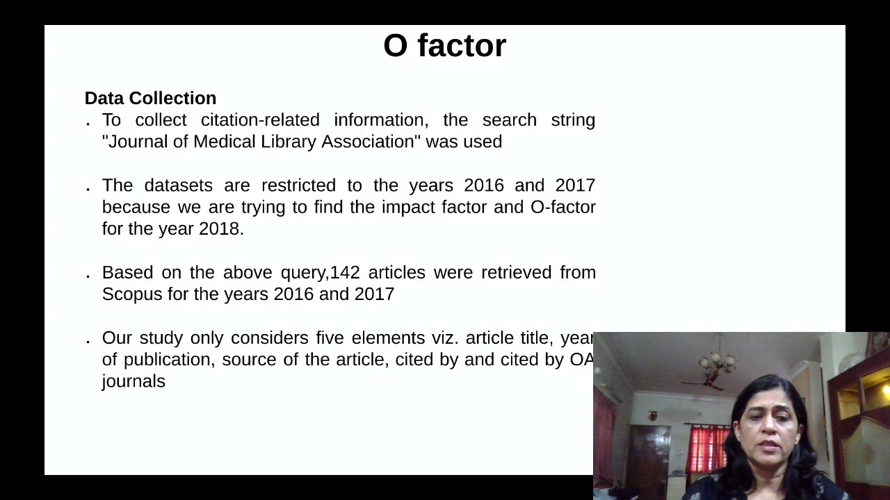 O Factor-Open Citation Measure. ISSI2021. Prof.Devika Madalli, Indian Statistical Institute ...