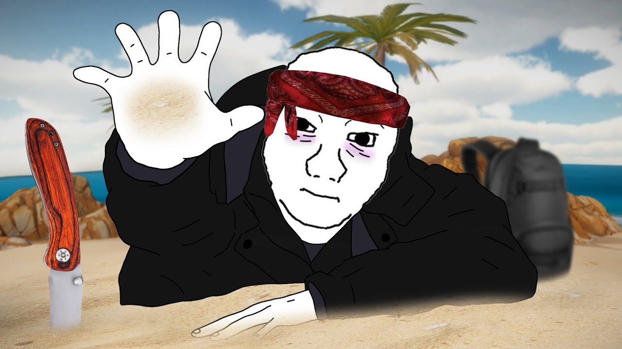 Wojak survived a stranded island - YouTube
