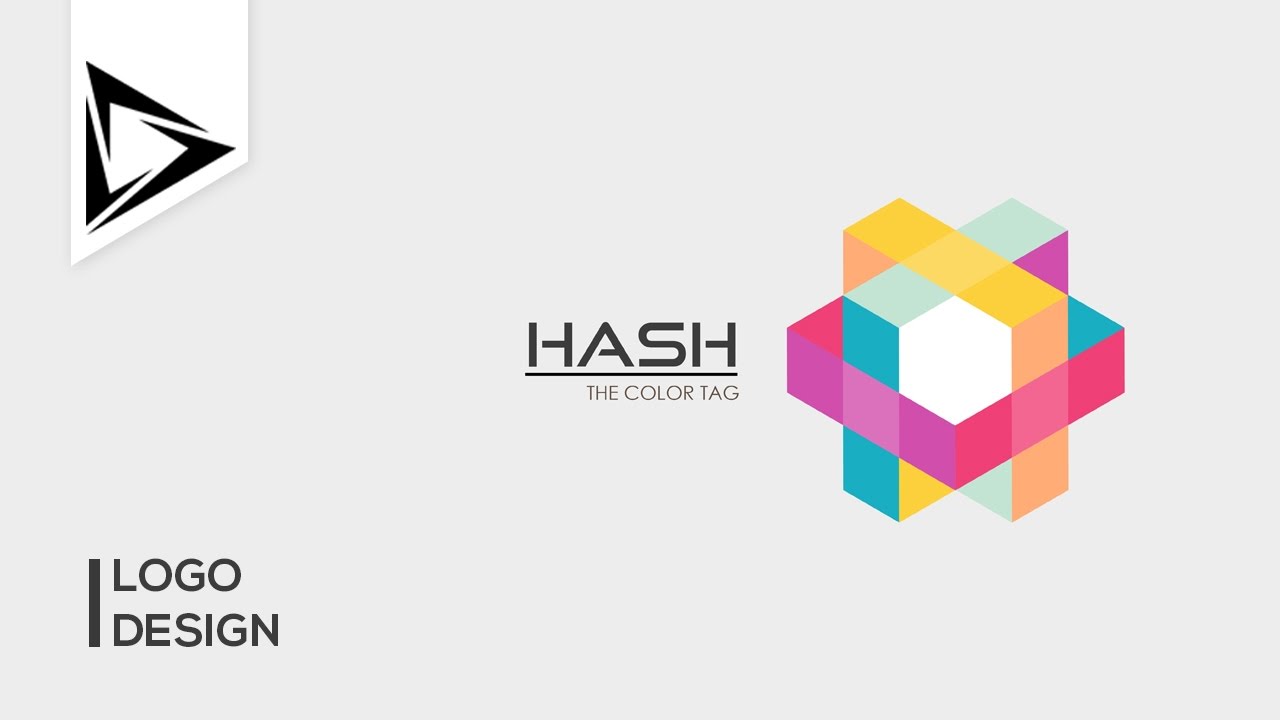 Hash Logo Design - Adobe Illustrator Tutorial - YouTube