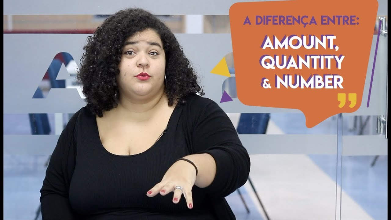 Diferença entre AMOUNT x QUANTITY x NUMBER - YouTube
