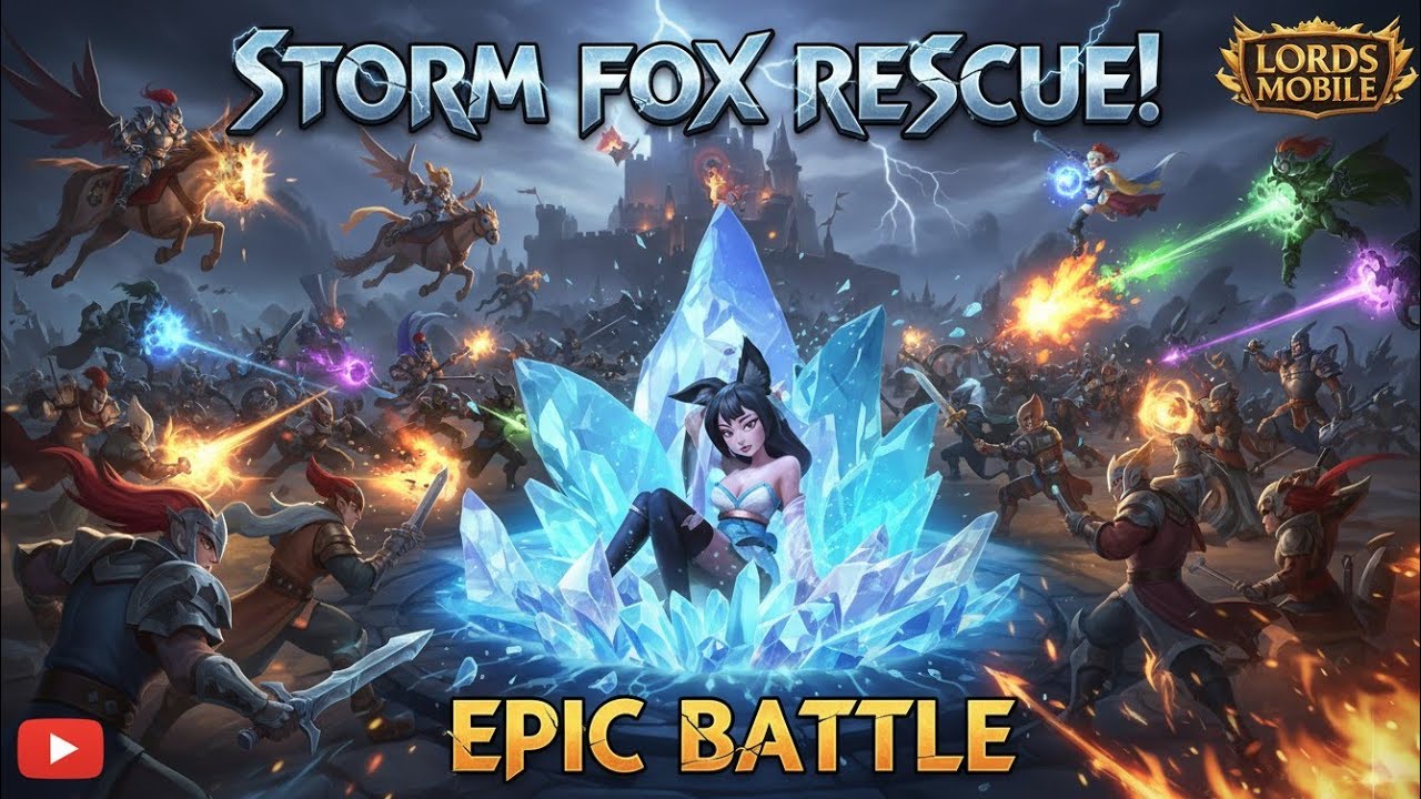 Can I save the storm fox let's see.... | Captain DT | lords mobile ...