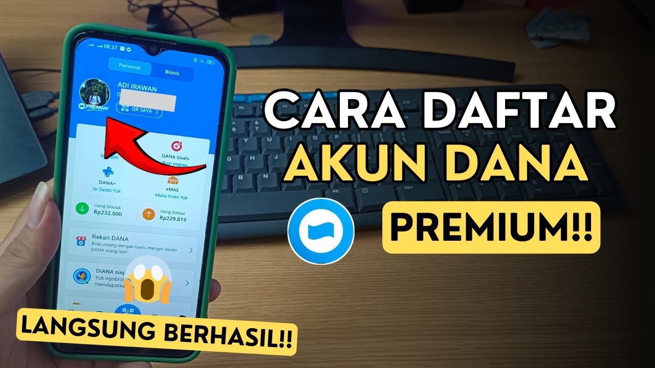 Cara Daftar Akun DANA Premium - Cara Buat Akun DANA Premium Terbaru 2025 - YouTube