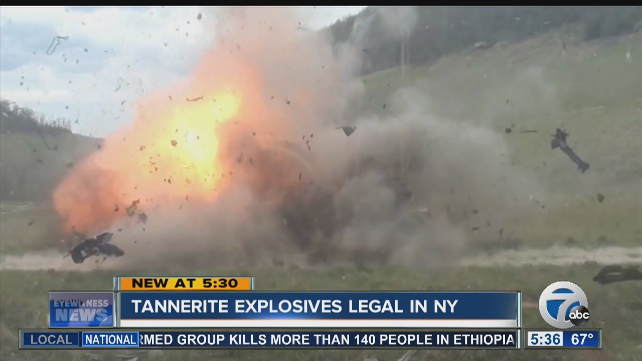 Tannerite Explosives in New York - YouTube