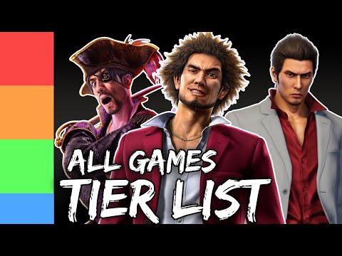 ALL YAKUZA GAMES TIER LIST ft. @chewiedog1