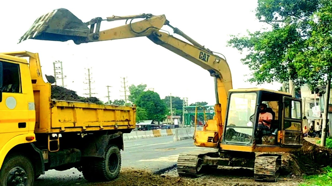 Excavator and track loading times | Excavator and track Wark by road ...