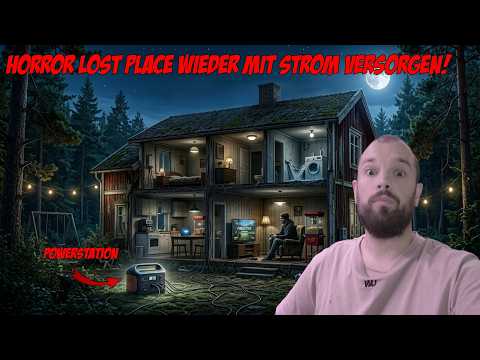 PLÖTZLICH KNALLT ES! 😱 -  SEIT 70 JAHREN verlassenes HAUS mit STROM versorgen und einziehen!