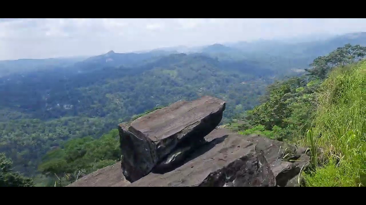Bible Rock, Uthuwankanda & Alagalla Mountains View from the Train - YouTube