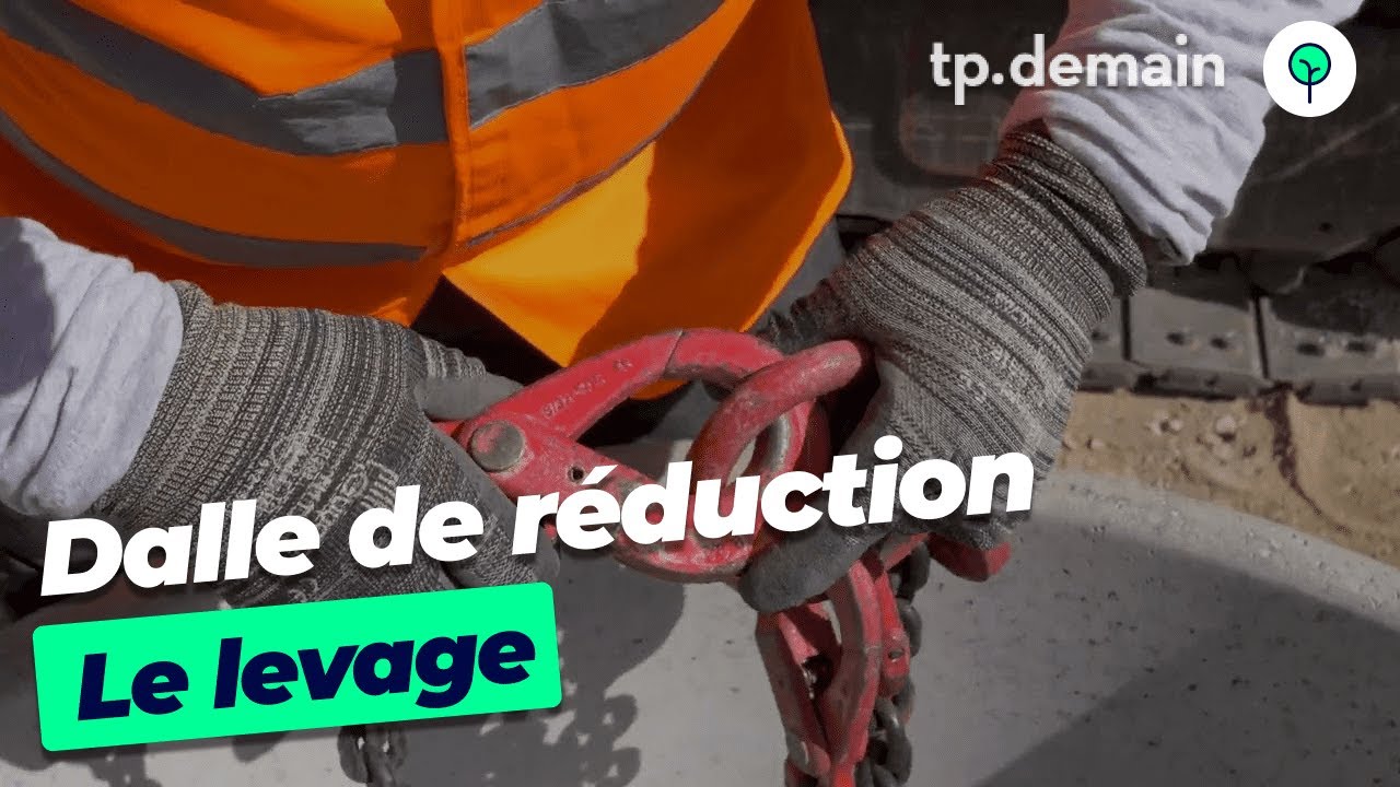 Le levage d'une dalle de réduction béton - YouTube