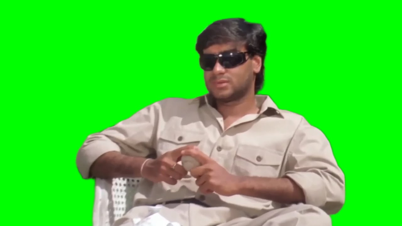 Ajay devgn meme green screen - YouTube