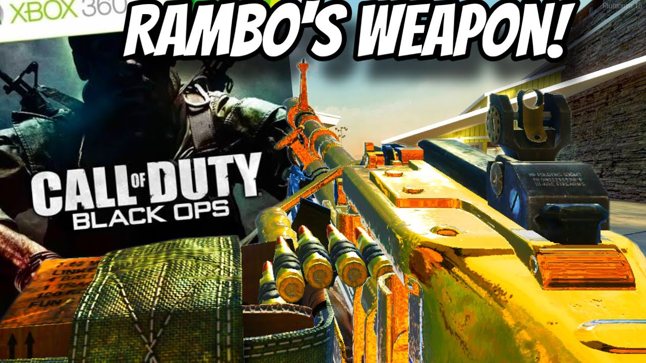 Black Ops 1 M60 3 Shots And You're Done! COD BO1 Xbox 360 - YouTube