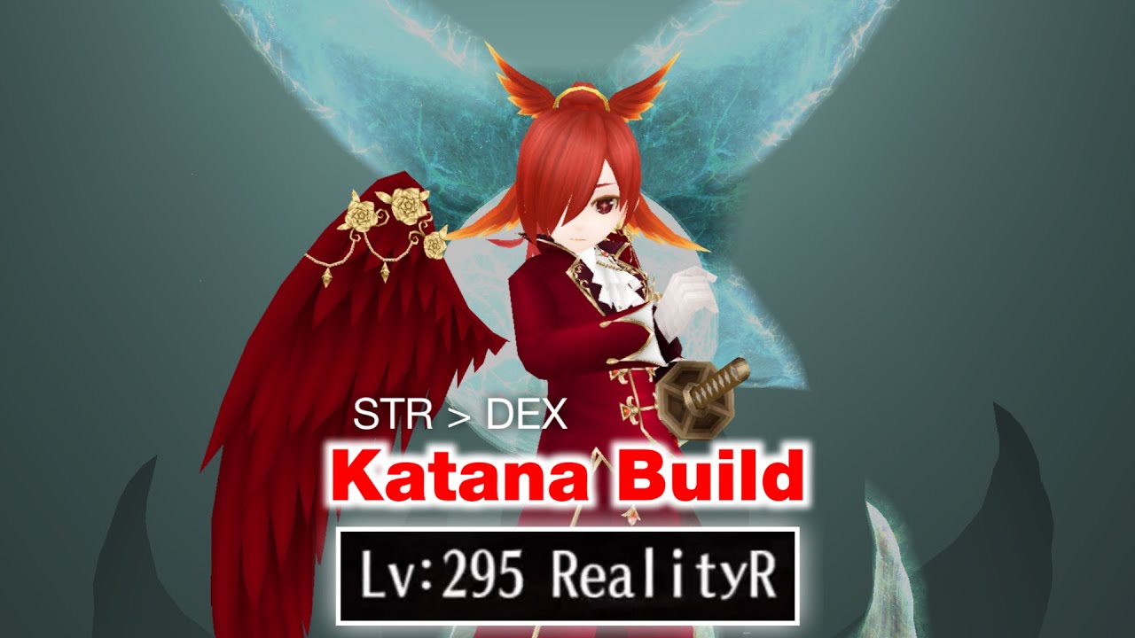 STR DEX Katana Build Level 295 (Before the New Skills) - Toram Online ...