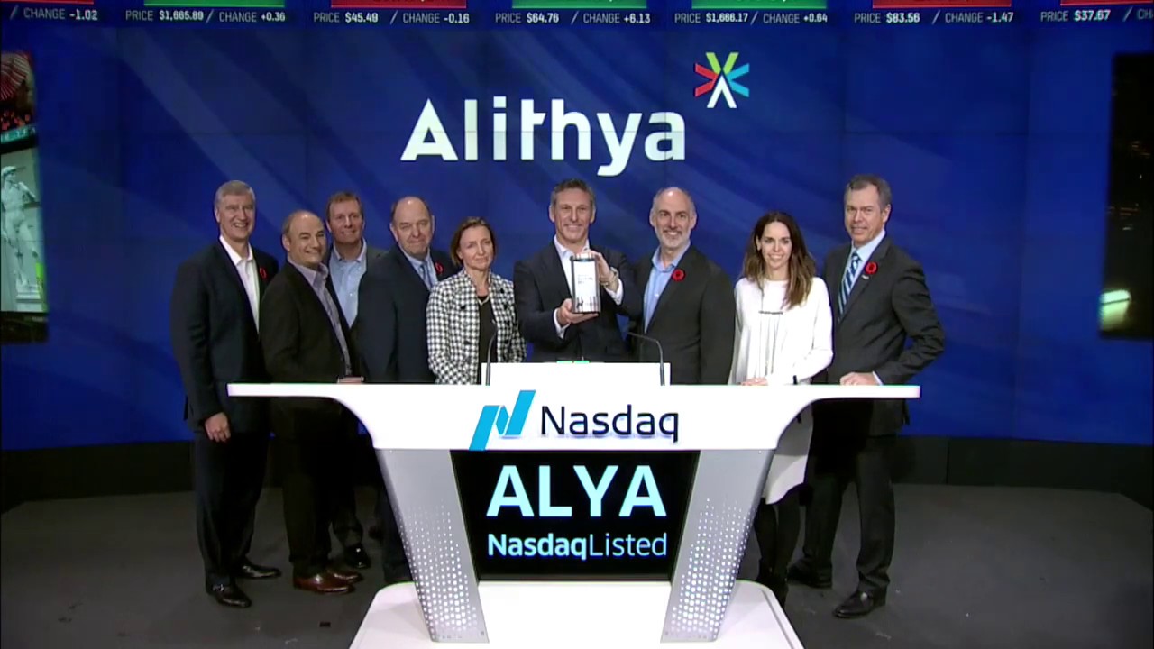 Alithya célèbre son entrée en bourse | Alithya celebrates its listing ...