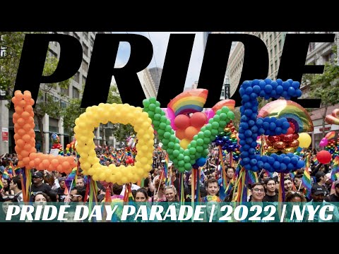[HD] Pride Day Parade 2022 | Pride March in Manhattan, NYC | Pride Month New York City.