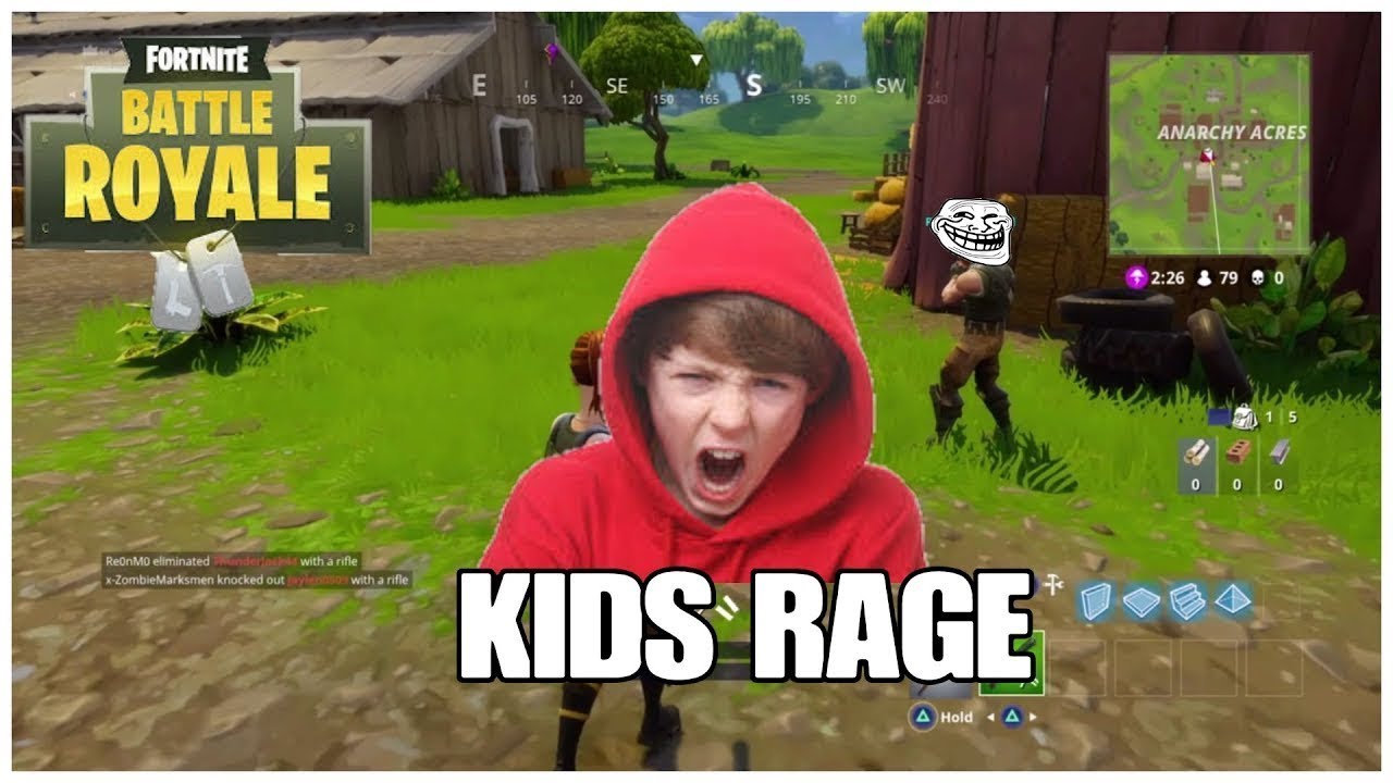 FORTNITE KID RAGES (FUNNY) - YouTube