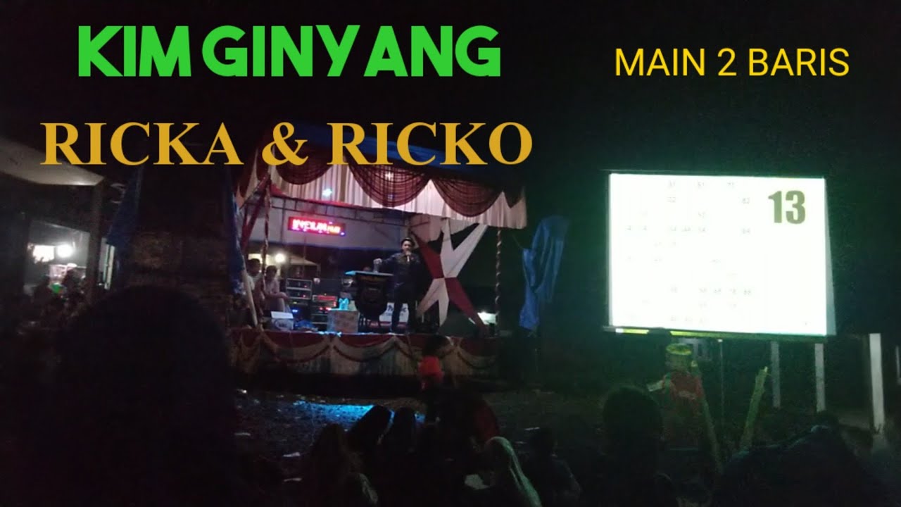 Kim Ginyang Ricka & Ricko Part 2,Main 2 Baris - YouTube