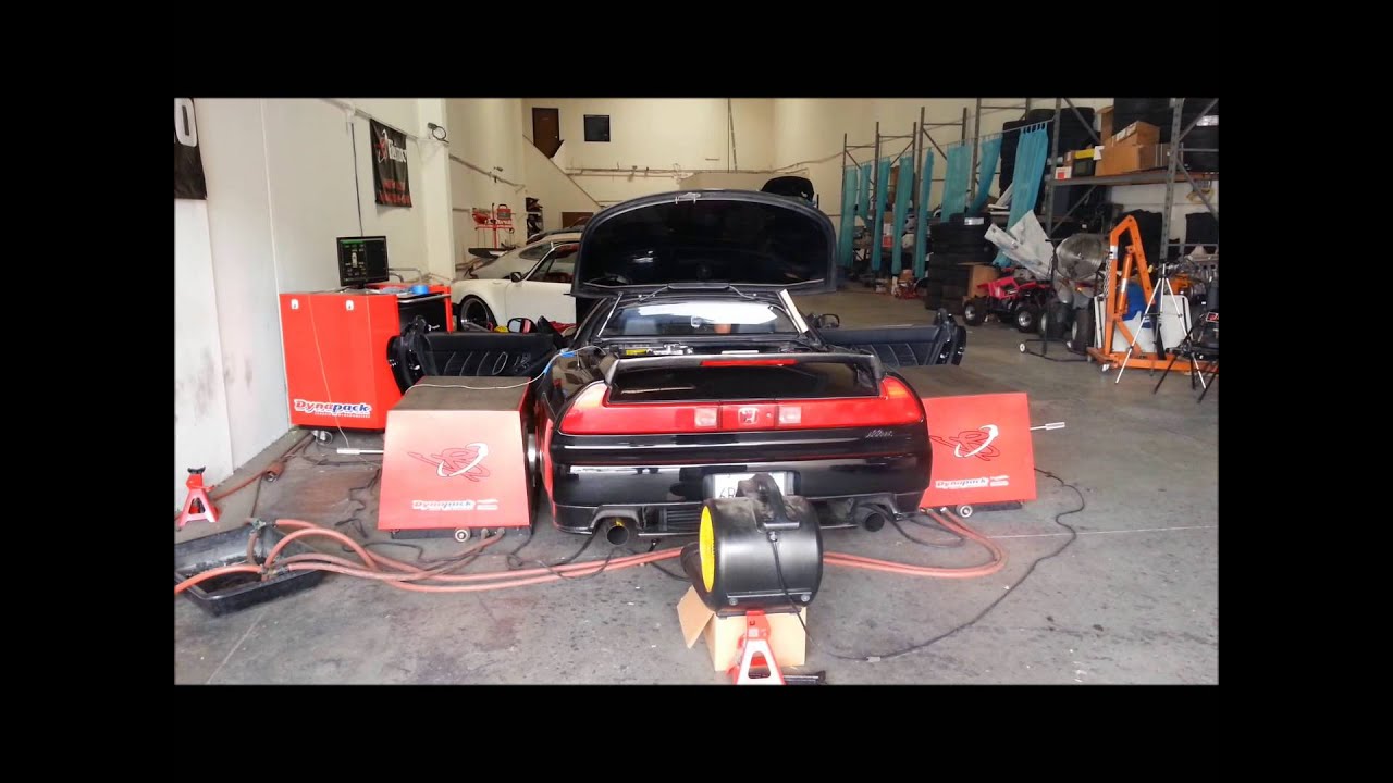 Bisimoto tuning of NSX, with AEM EMS and Prospeed turbo kit - YouTube