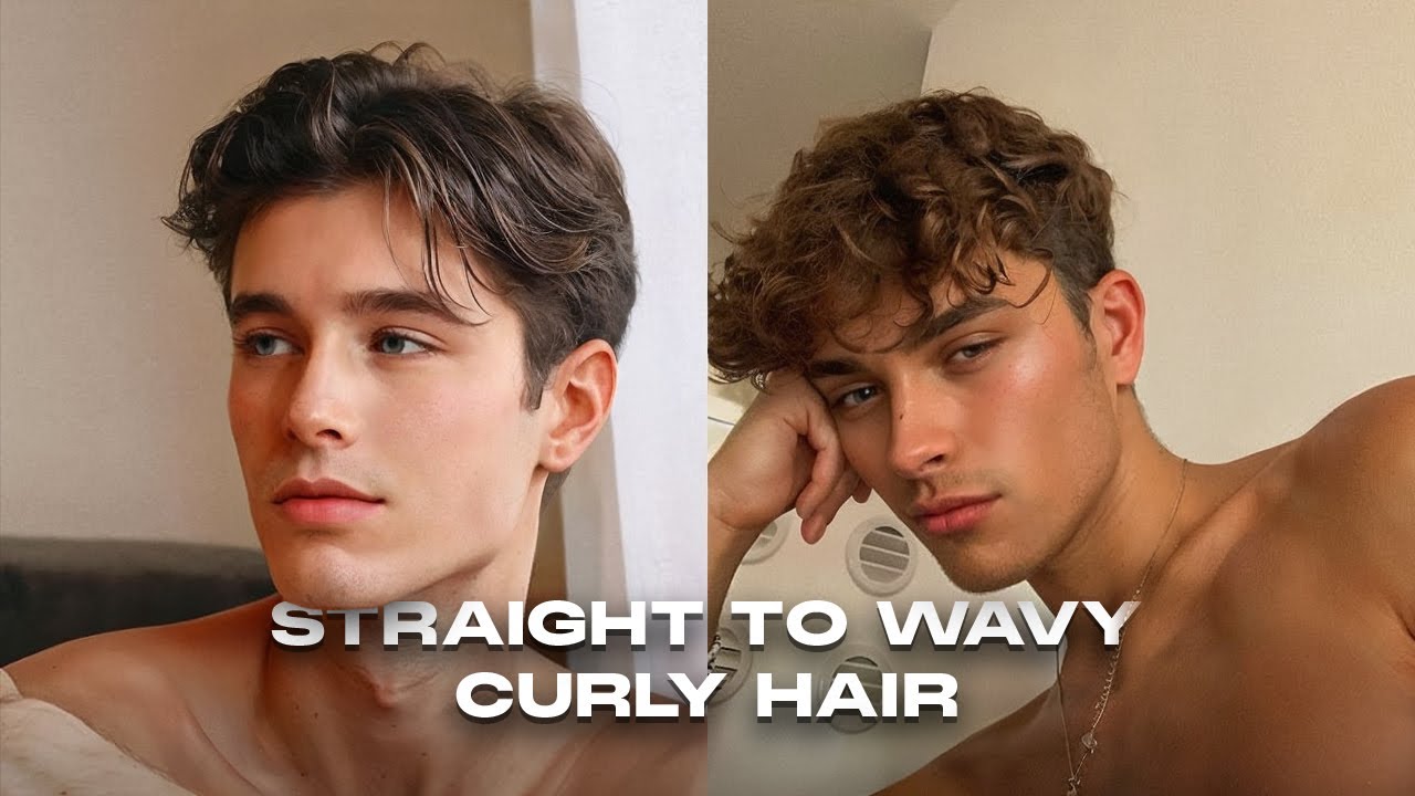 Straight to Wavy/Curly Hair (No BS Guide) - YouTube