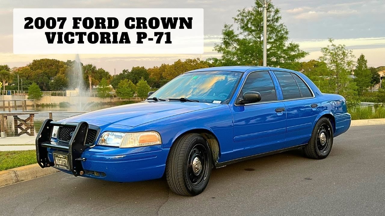 2007 Ford Crown Victoria P-71 - YouTube