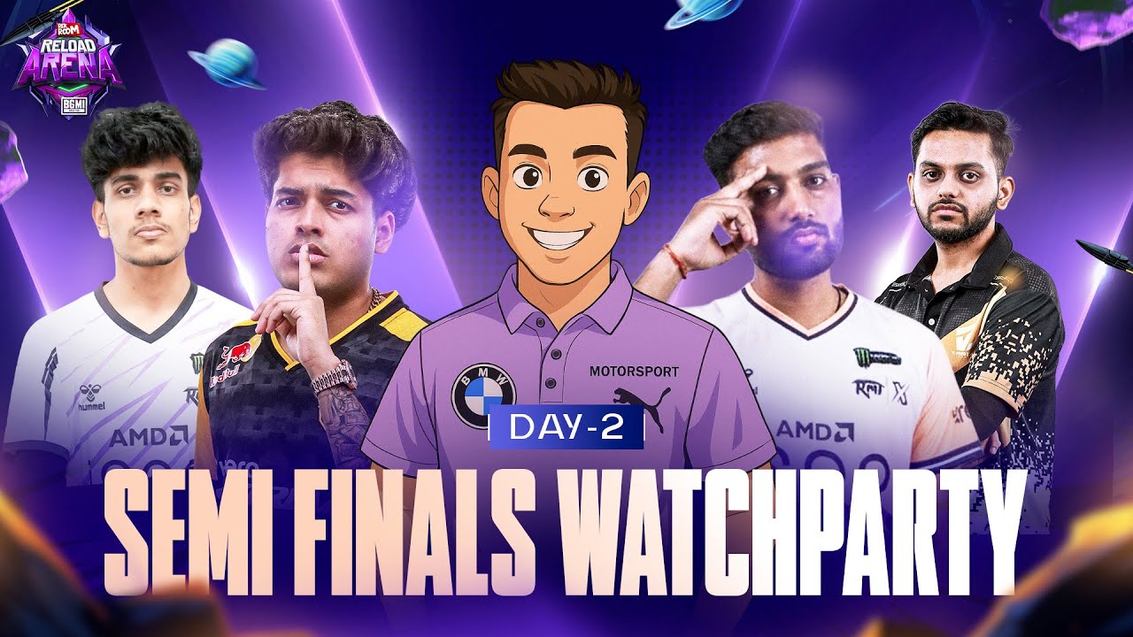 Watch Party Rekroom Reload Arena Semi Finals ft. RNTX GodLike | MuFiJuL ...