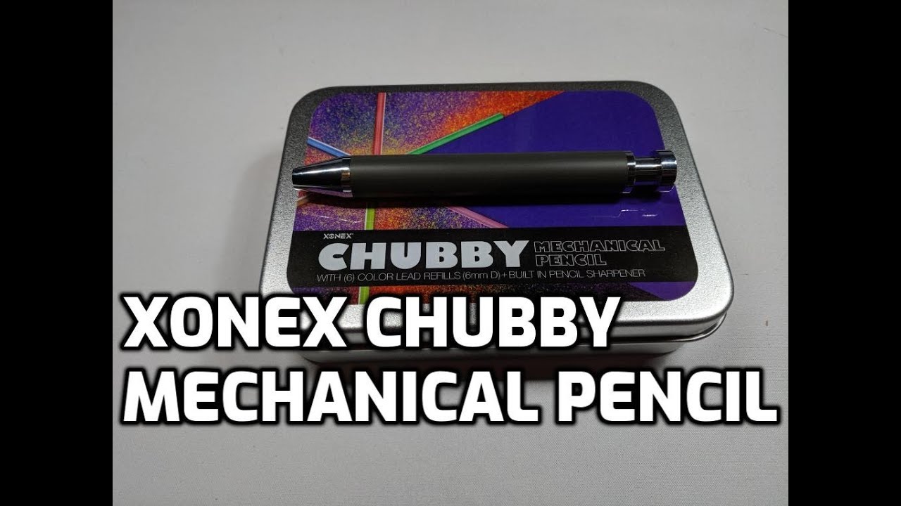 Xonex Chubby Mechanical Pencil Unboxing and Review - YouTube