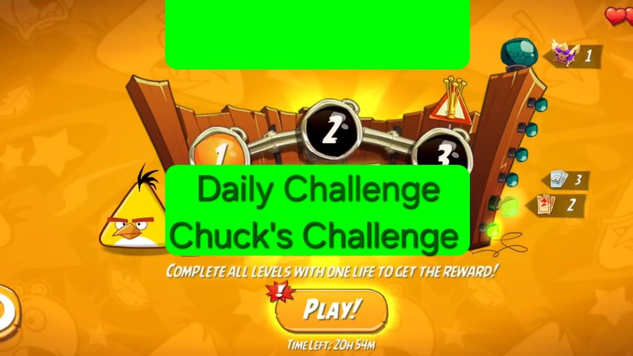 Angry Birds 2 New Update - Daily Challenge Chuck's Challenge 07.08.2024 - YouTube