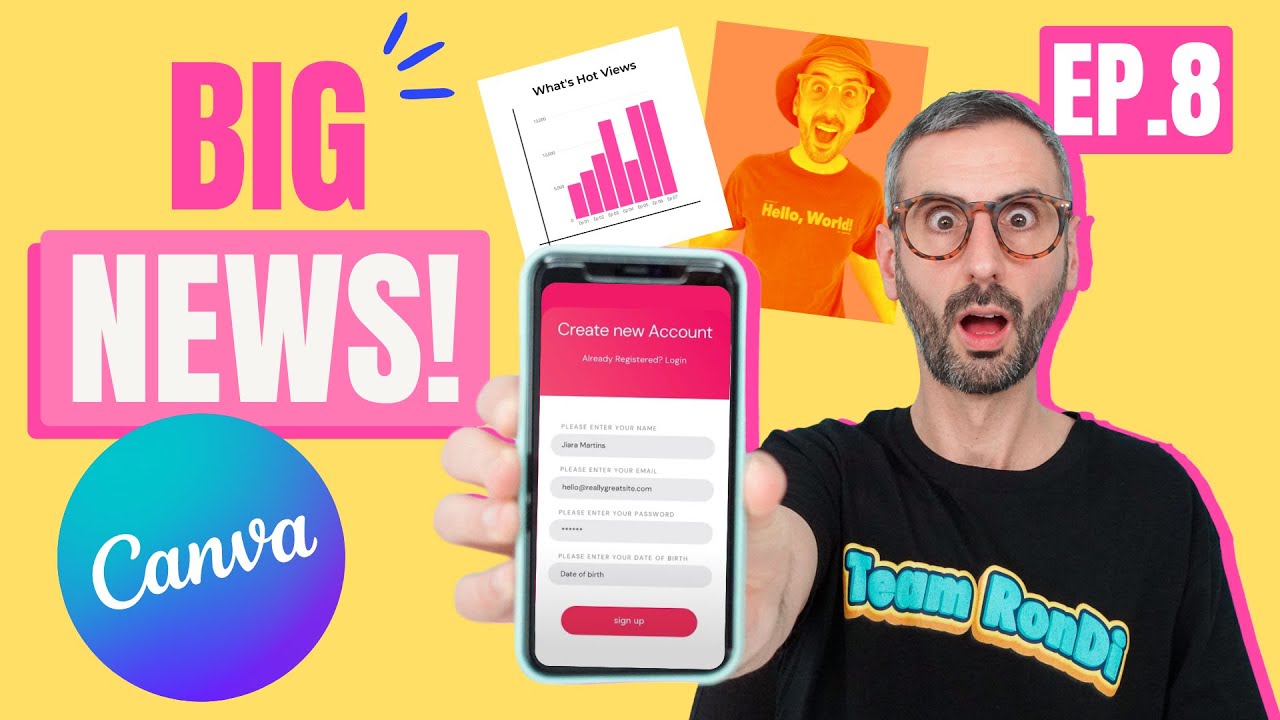 NEW Prototypes in Canva, Page Linking, Video Editor, Folders... | What's HOT in Canva 🔥 [Ep. 08 ...