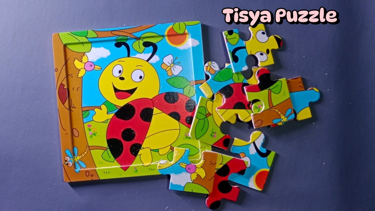 Menyusun Puzzle Kumbang | Bermaiin seru bersama @TisyaPuzzle - YouTube