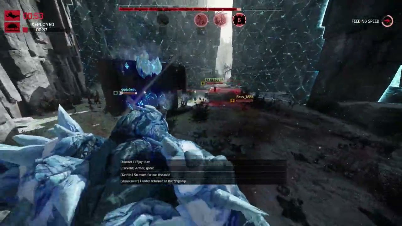 Evolve Stage 2 Glacial Behemoth gameplay - I hate vast area :( - YouTube
