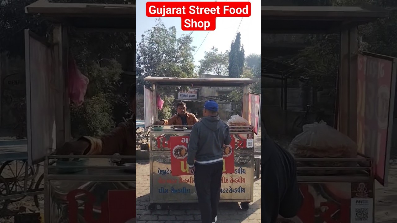 Gujarat Street Food Shops 🌮🧆🥙🫔🌯 #streetfood #foodvlog #foodshop #song # ...