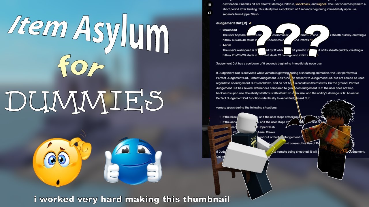 Item Asylum for Dummies: Tips & Tricks (pt 1) - YouTube