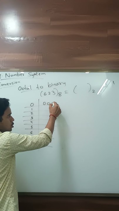 Conversion from Octal To Binary number system |class 12 |Computer science |Maharashtra/CBSE ...