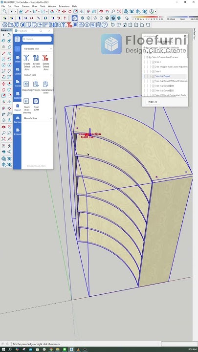 Quick Draw : Custom Shape Cabinet - YouTube