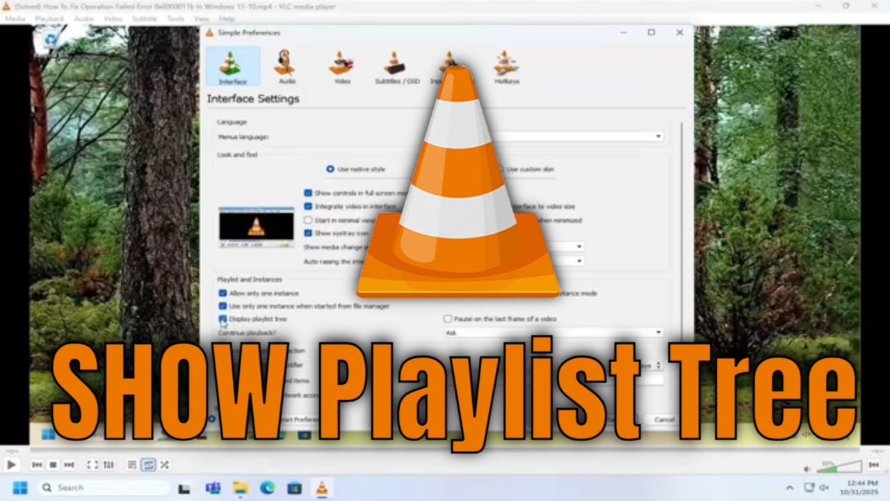 How To Display Playlist Tree on VLC Media Player [Guide] - YouTube