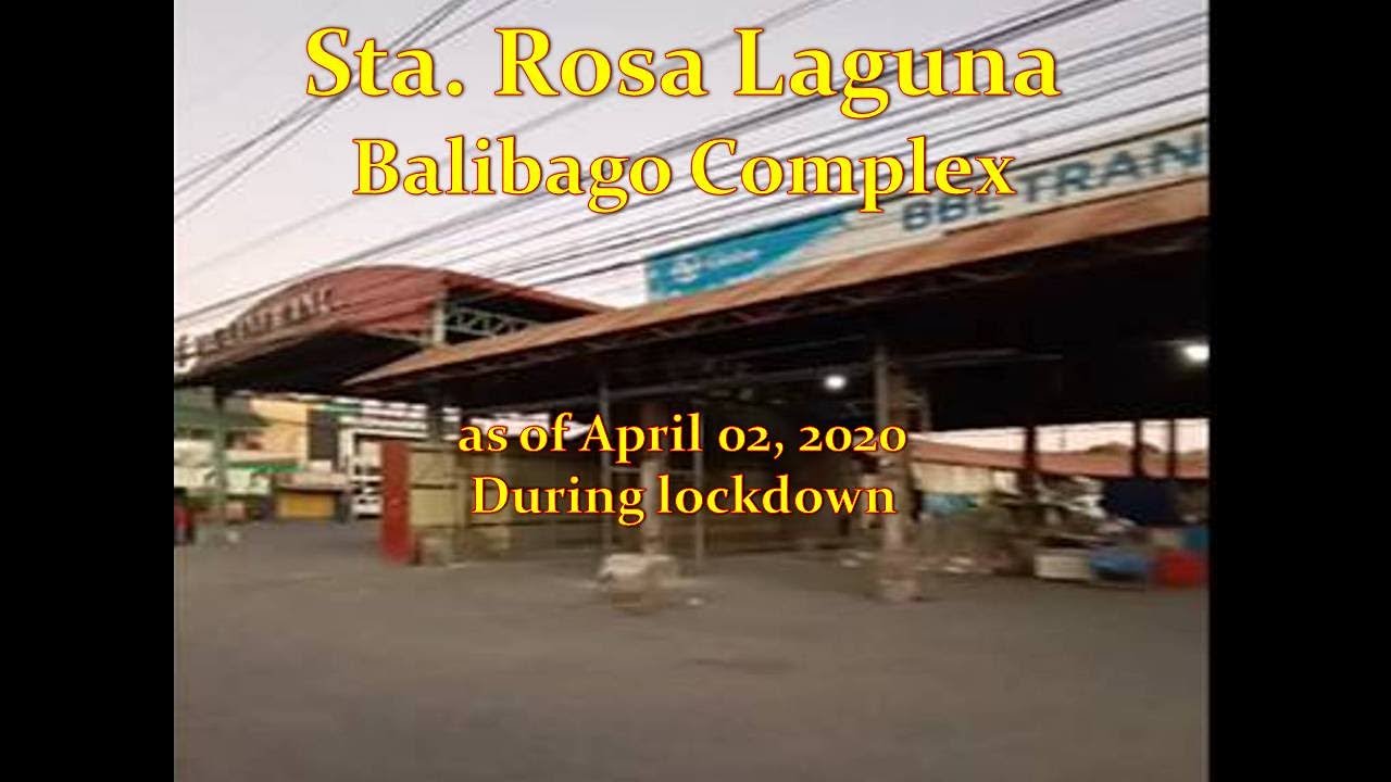 Sta Rosa laguna, Balibago Complex, during Lockdown as of April 02, 2020 ...